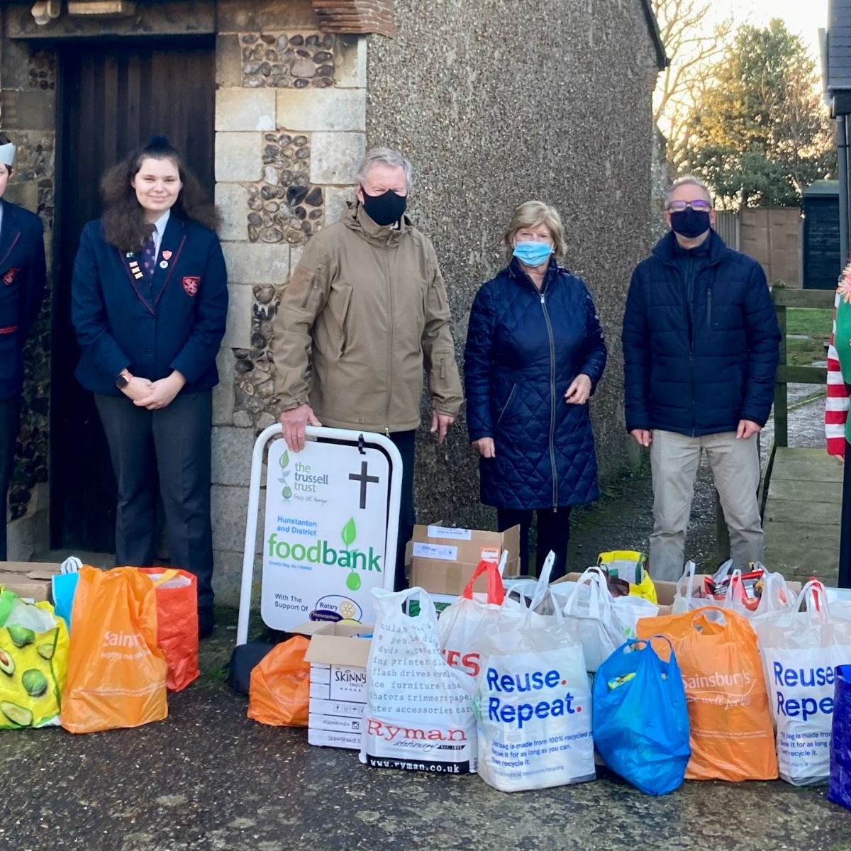 Smithdon High School - Appeal delivers mountain of donations