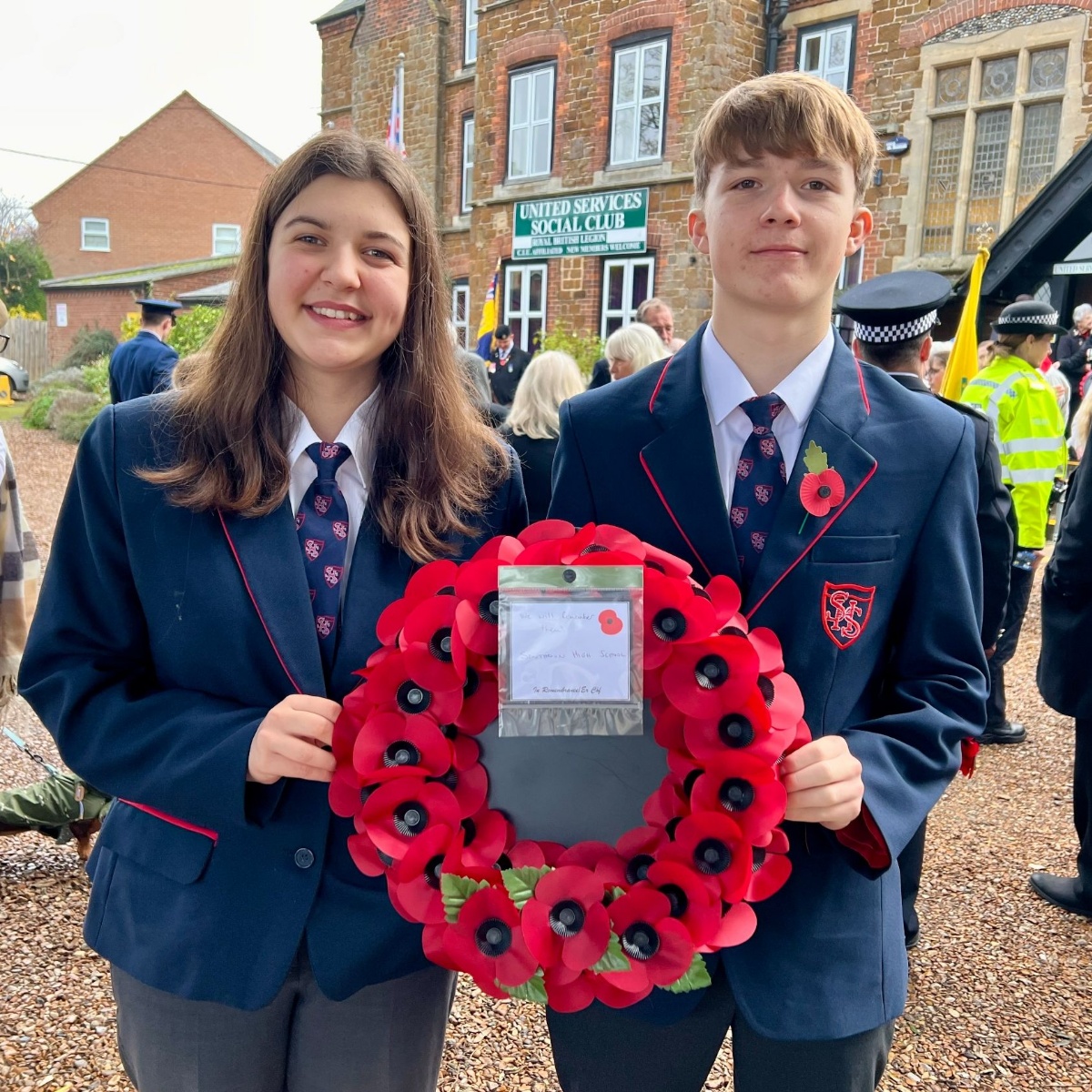 Smithdon High School - Our school takes part in Remembrance Sunday